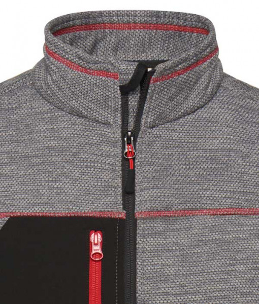 Herren Struktur Fleece Jacke BREKKA | Fleece | Männer | Stickin24 ...