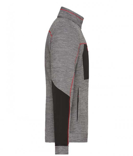 Herren Struktur Fleece Jacke BREKKA | Fleece | Männer | Stickin24 ...